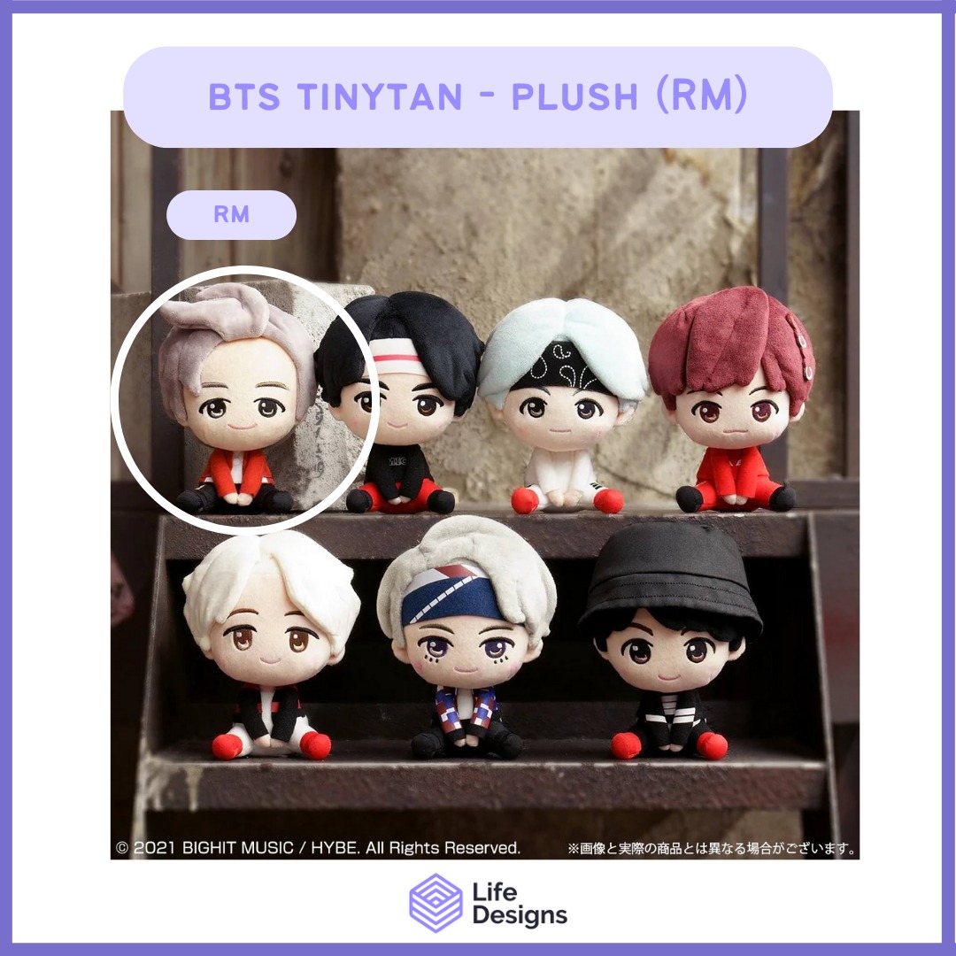 BTS TINYTAN Plushie - Ichiban Kuji - BTS Kuji (RM), Hobbies & Toys, Memorabilia & Collectibles ...