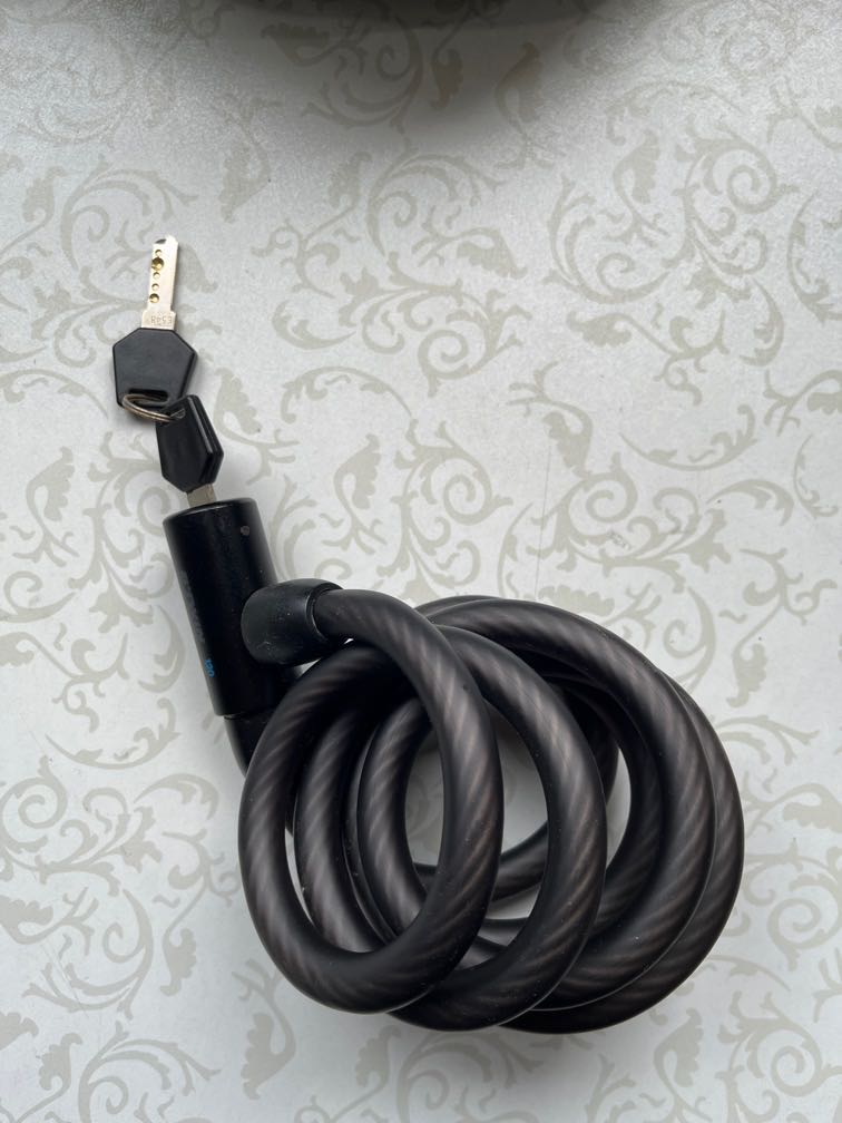 B-Twin Bike Lock Elops 120, Sports Equipment, Bicycles & Parts, Parts ...