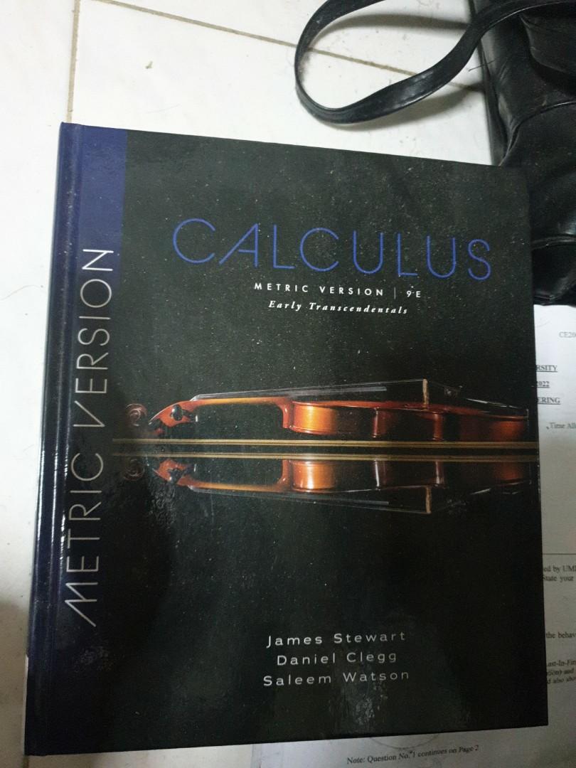 Calculus Metric Version Textbook 9e, Hobbies & Toys, Books & Magazines ...