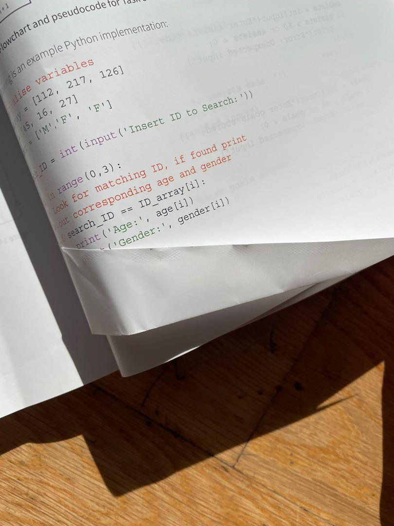 Cambridge Igcse And O Level Computer Science Programming Book For Python 興趣及遊戲 書本 And 文具 教科書