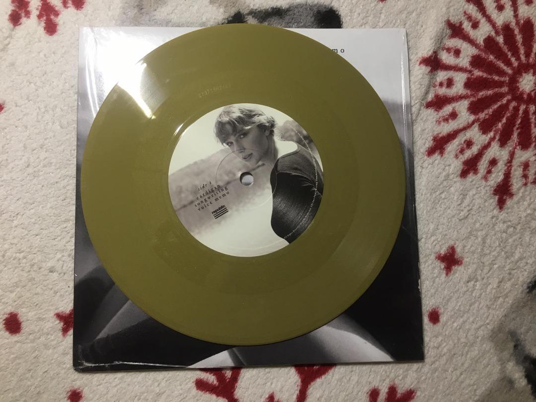 Taylor Swift Cardigan 7" Gold Vinyl (Limited Edition), Hobbies & Toys ...