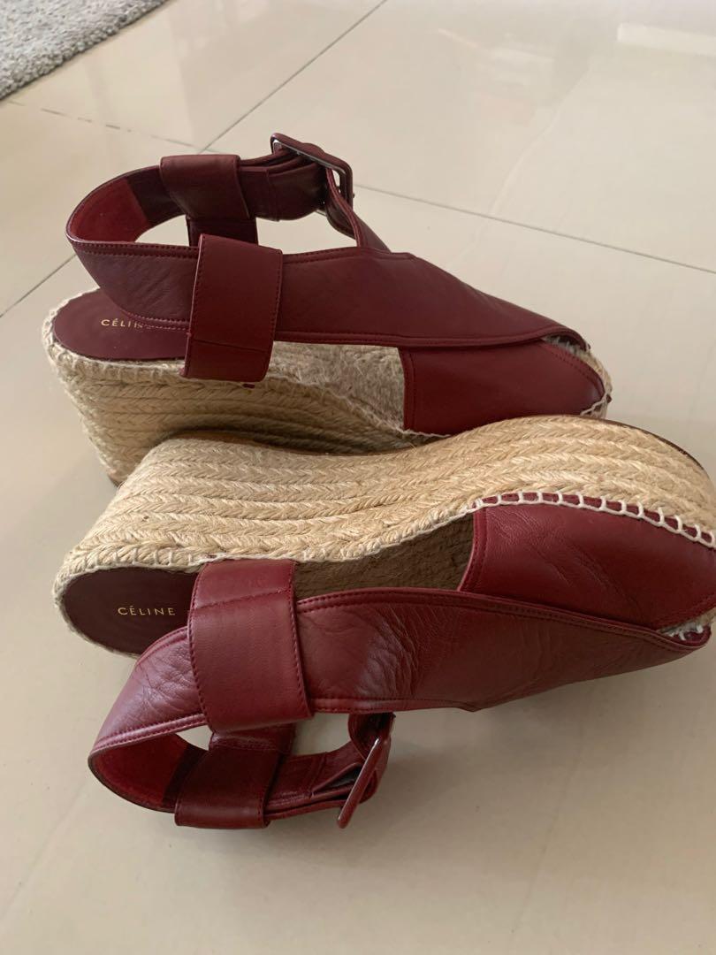 Celine wedges on Carousell