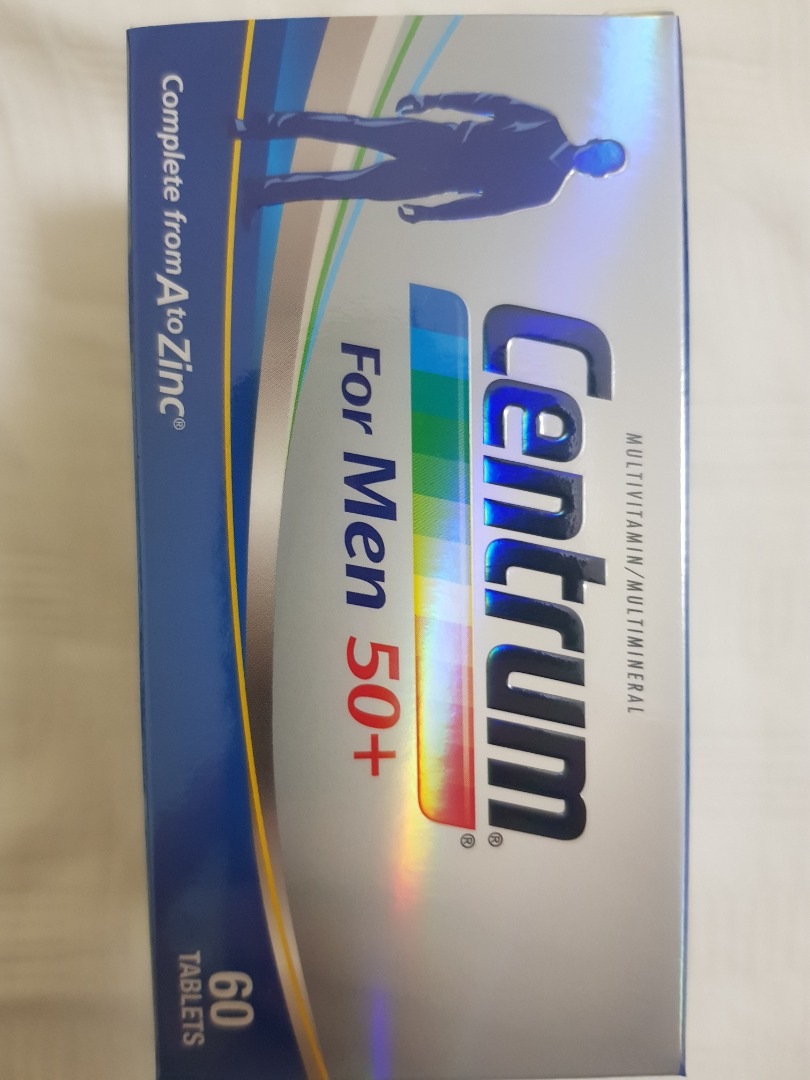 Centrum Men 50+, Health & Nutrition, Health Supplements, Vitamins ...