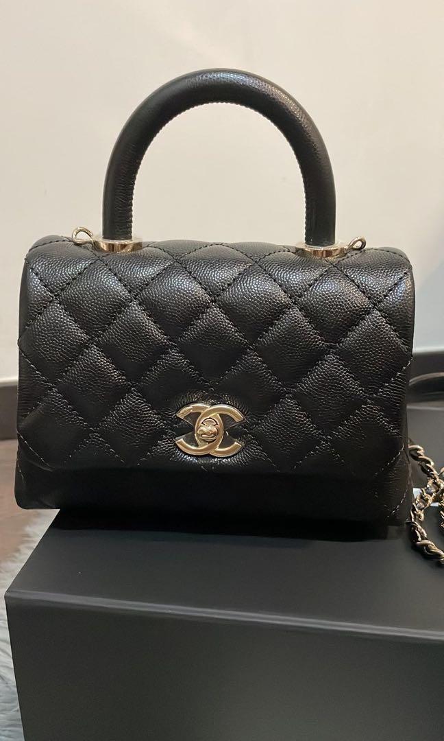 Chanel Coco Handle Extra Mini, Women's Fashion, Bags & Wallets, Cross ...