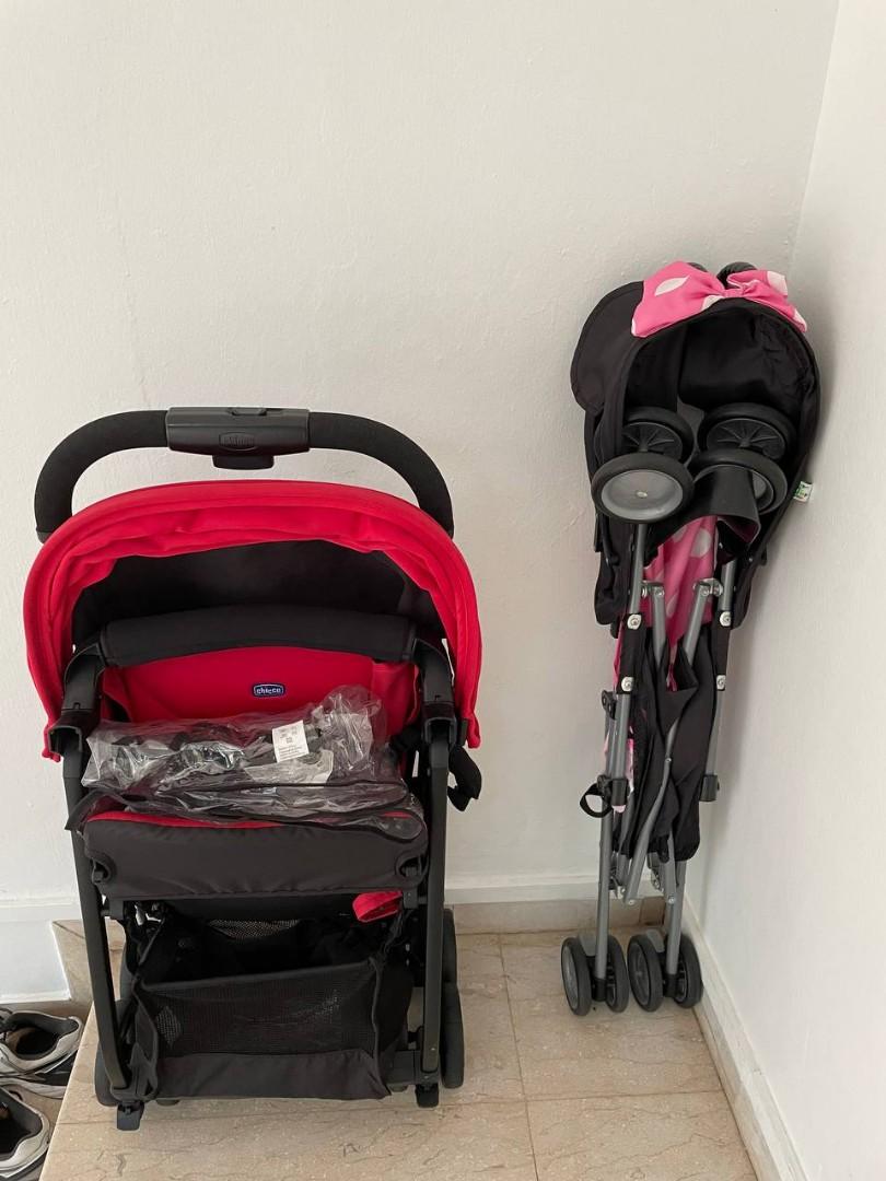 Chicco Oh La La and Minnie Mouse pram, Babies & Kids, Going Out ...