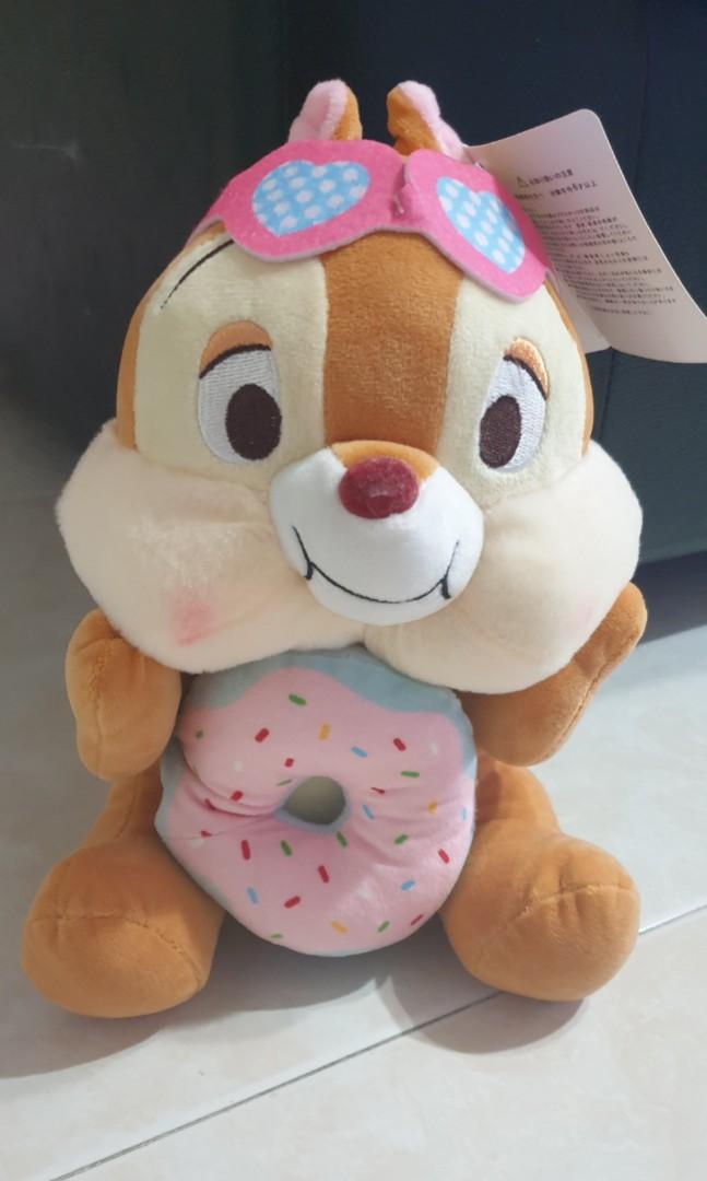 Chip and dale holding donut plushie /soft toy, Hobbies & Toys, Toys ...
