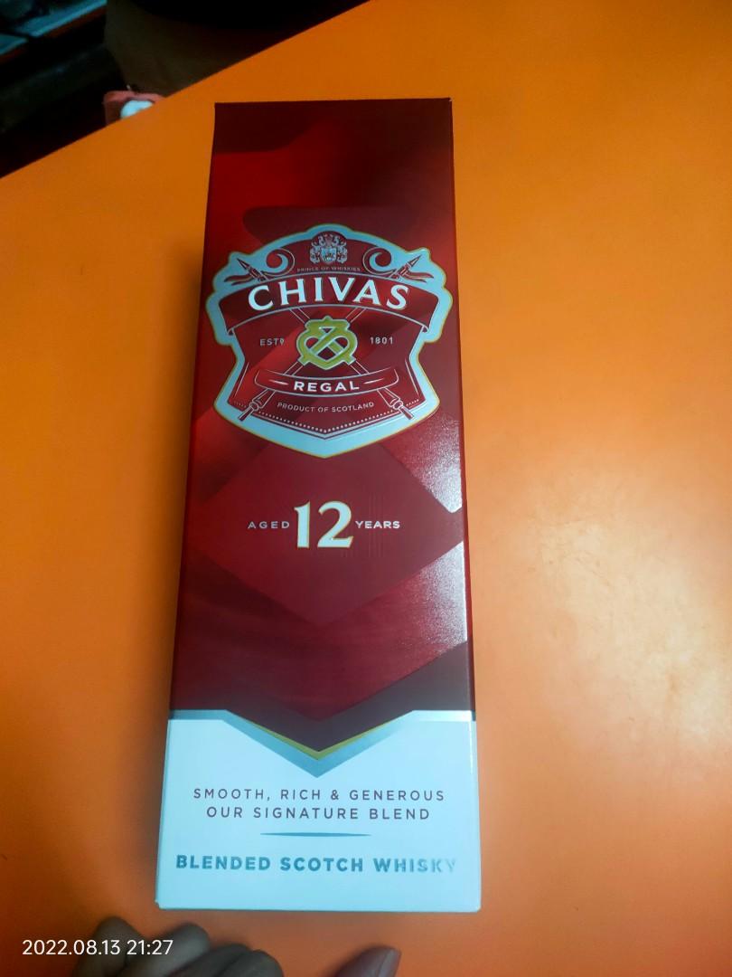 Chivas Regal 12 years 700ml, Food & Drinks, Alcoholic Beverages on Carousell
