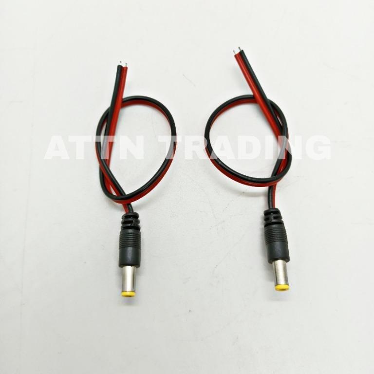 DC Male Connector With Cable, Computers & Tech, Parts & Accessories ...
