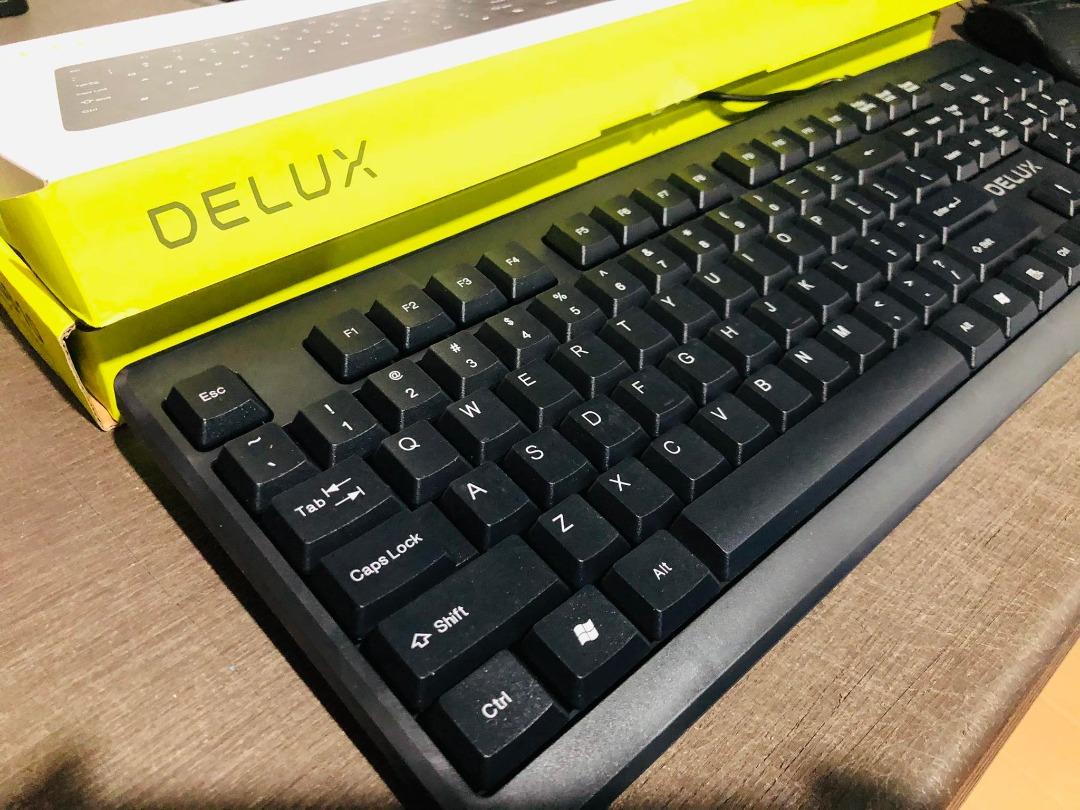 Delux K6810 Wired Keyboard USB, Computers & Tech, Parts & Accessories ...