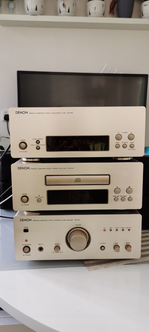 Denon Personal Component system/ STEREO AMPLIFIER UPA-F07, 音響器材 ...