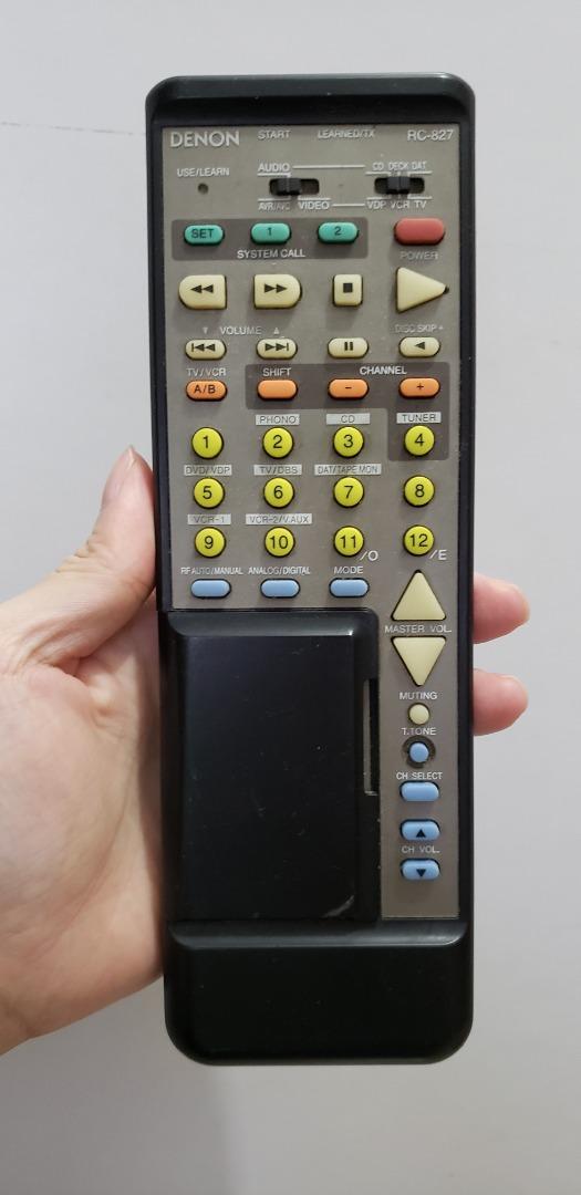DENON RC-827 AV Amplifier original remote control for AVR-3200G 擴音機遙控器 ...
