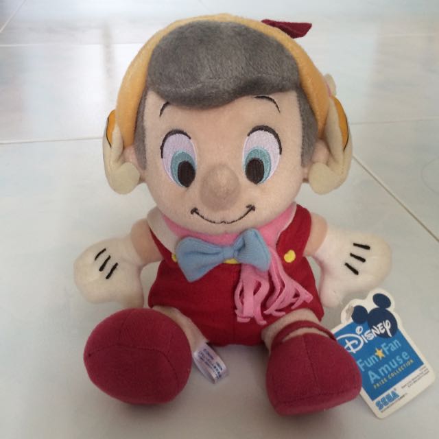 Disney Pinocchio Plush Toy, Hobbies & Toys, Toys & Games on Carousell