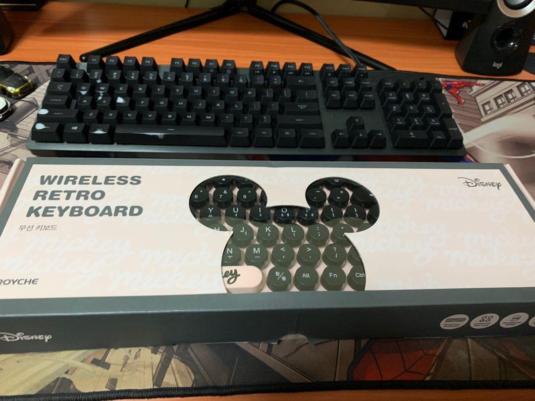 Disney wireless keyboard, Computers & Tech, Parts & Accessories ...