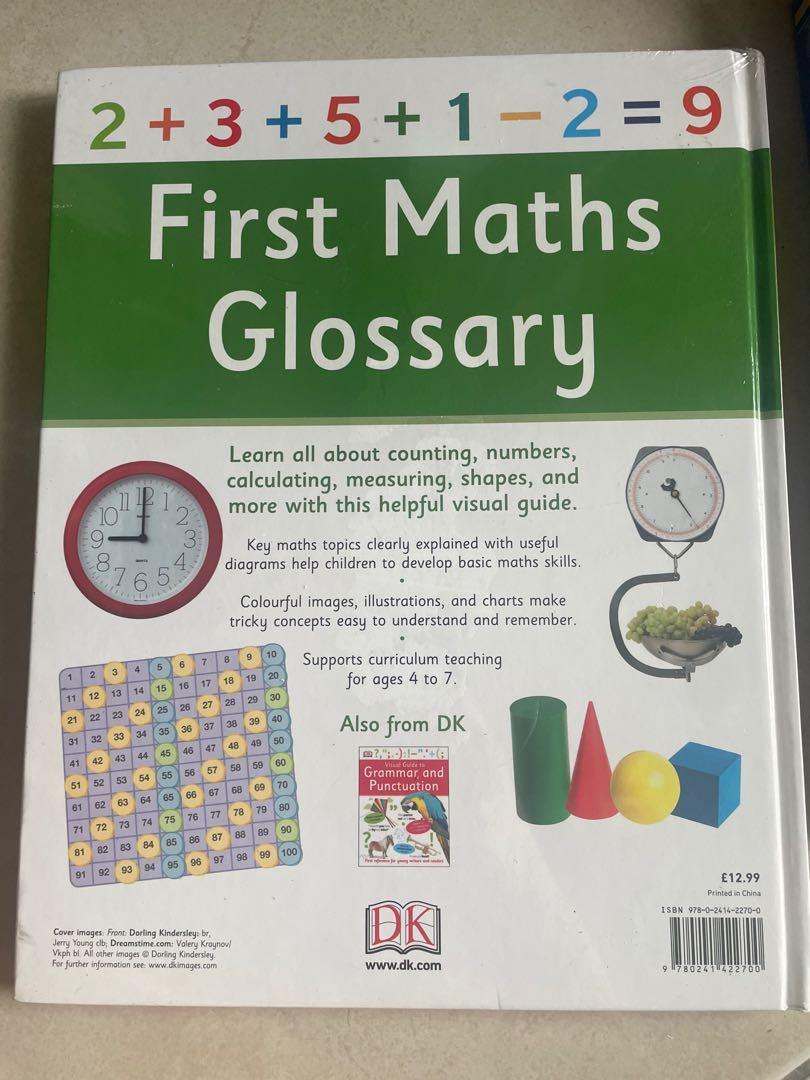 DK First Maths Glossary, Hobbies & Toys, Books & Magazines, Children's ... DK First Maths Glossary, Hobbies & Toys, Books & Magazines, Children's ...