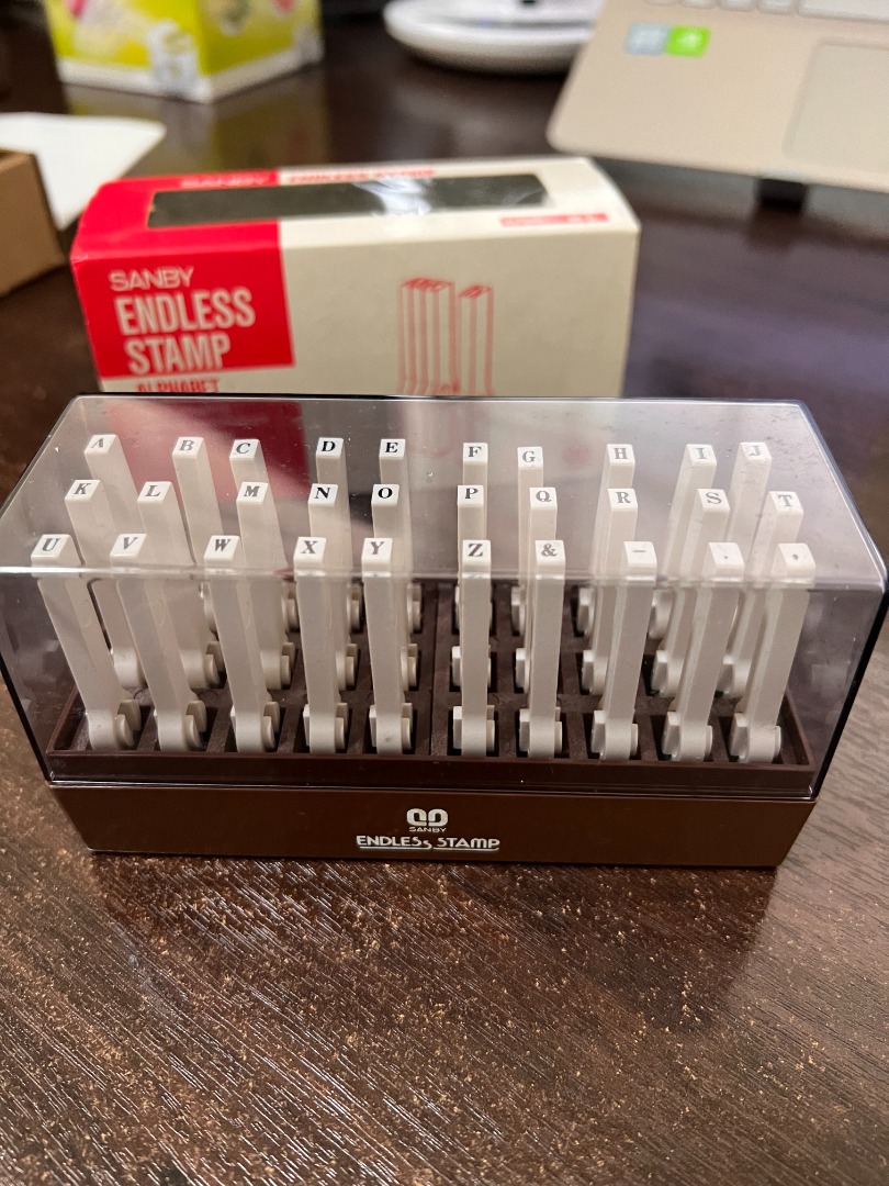 Endless Stamp Alphabet Set, Hobbies & Toys, Memorabilia & Collectibles ...
