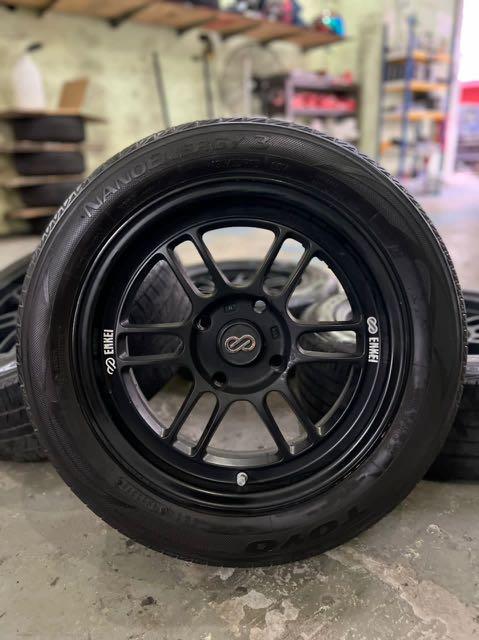 enkei rpf1 15 inch sports rim proton iriz tyre 70%, Auto Accessories on ...