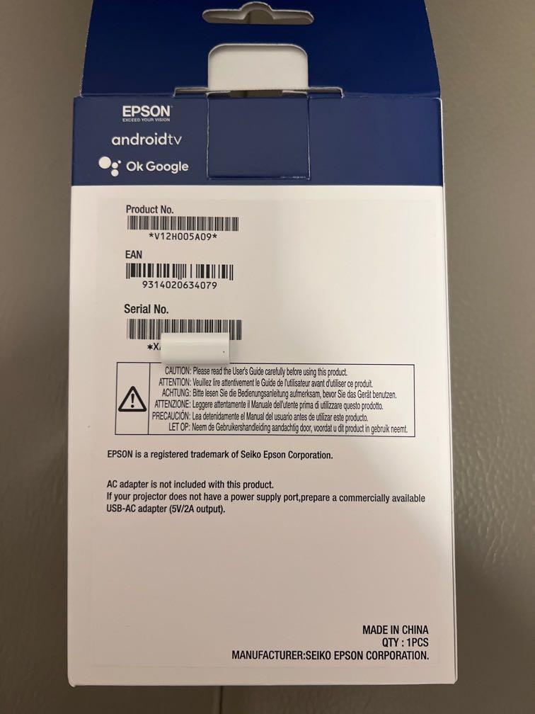 Epson Android TV Dongle ELPAP12, 手提電話, 其他 - Carousell