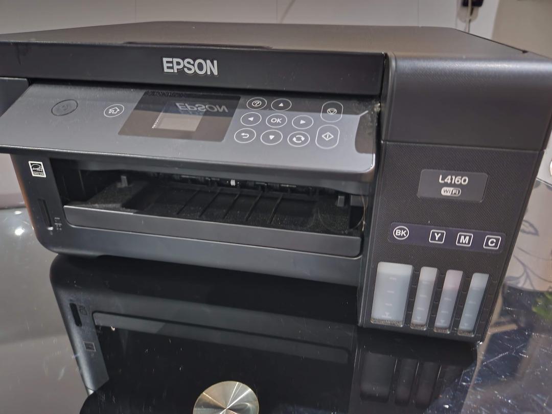Epson L4160 Refillable Inkjet Printer and Scanner, auto duplex and wifi ...