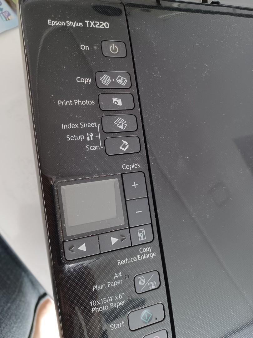 Epson Stylus TX220 scanner printer, Computers & Tech, Printers ...