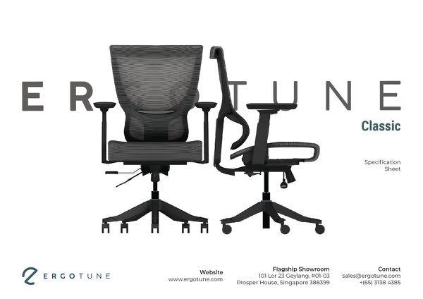 Ergotune classic, Furniture & Home Living, Furniture, Chairs on Carousell