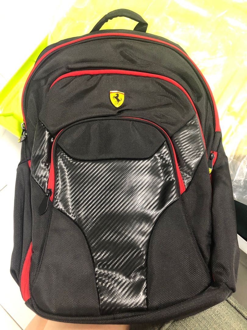 Ferrari bag, Men's Fashion, Bags, Backpacks on Carousell