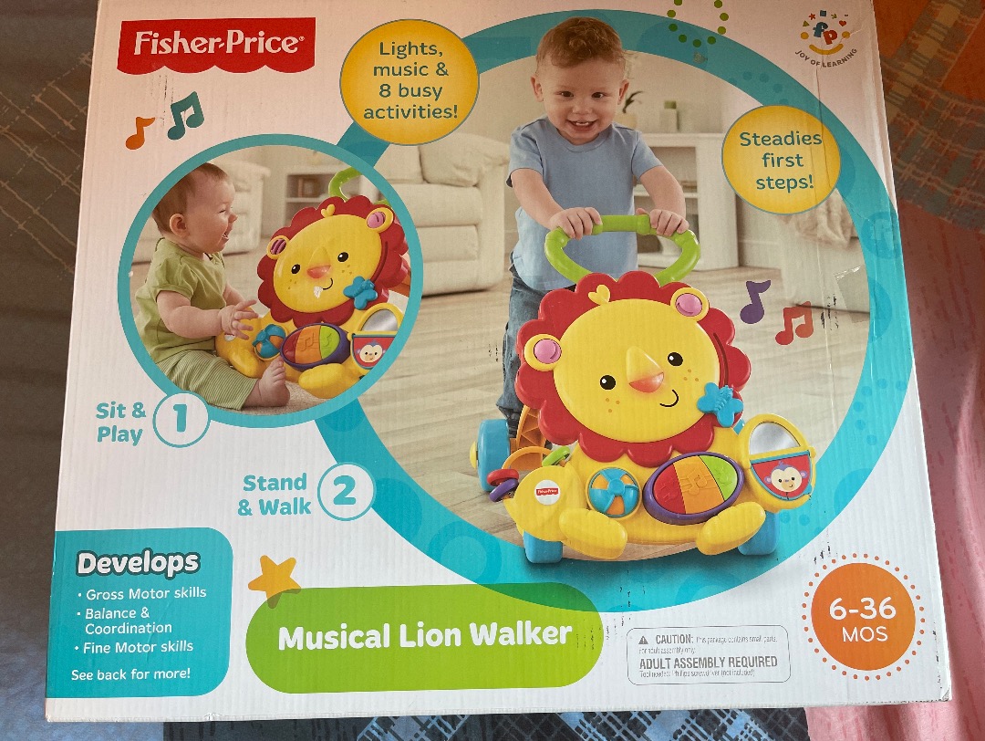 Fisher Price Musical Lion Walker, Babies & Kids, Infant Playtime on ...