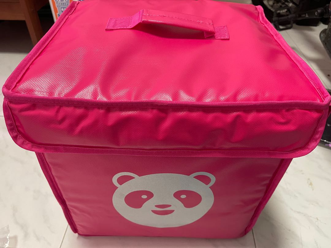 Foodpanda delivery bag, Motorcycles, Motorcycle Accessories on Carousell