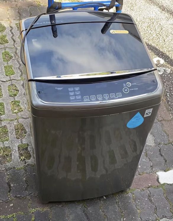 Free delivery LG 15kg washer/washing machine, TV & Home Appliances ...