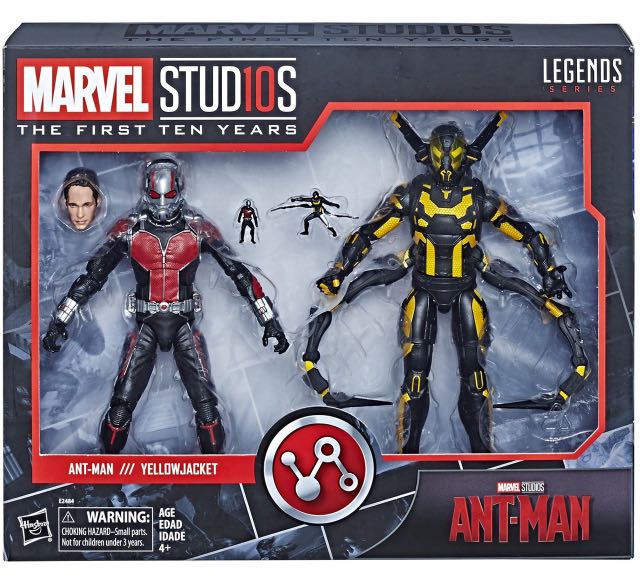 全新Hasbro MARVEL LEGENDS 10TH [Ant Man / Yellow Jacket] Action Figure 2 ...