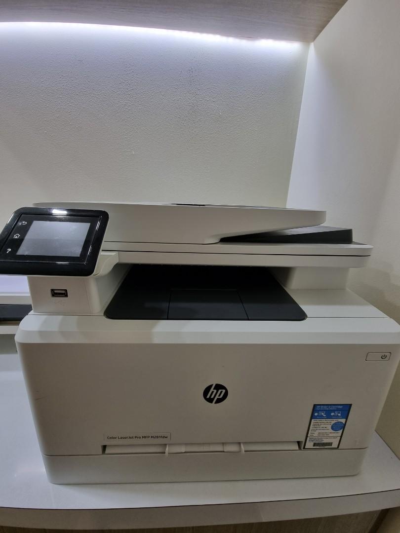 Hp Colour Laser Jet Pro Mfp M Fdw Computers Tech Printers Scanners Copiers On Carousell
