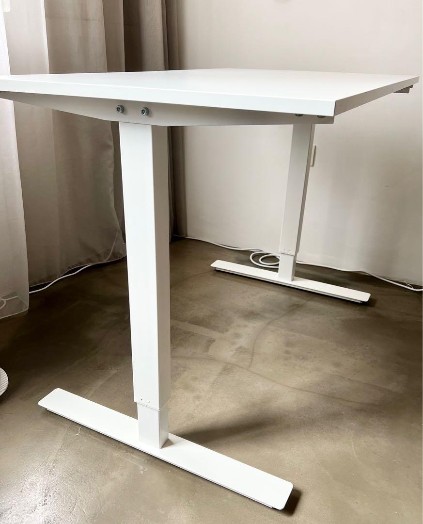 Ikea Trotten Standing Desk (white, 120x70cm), Furniture & Home Living ...