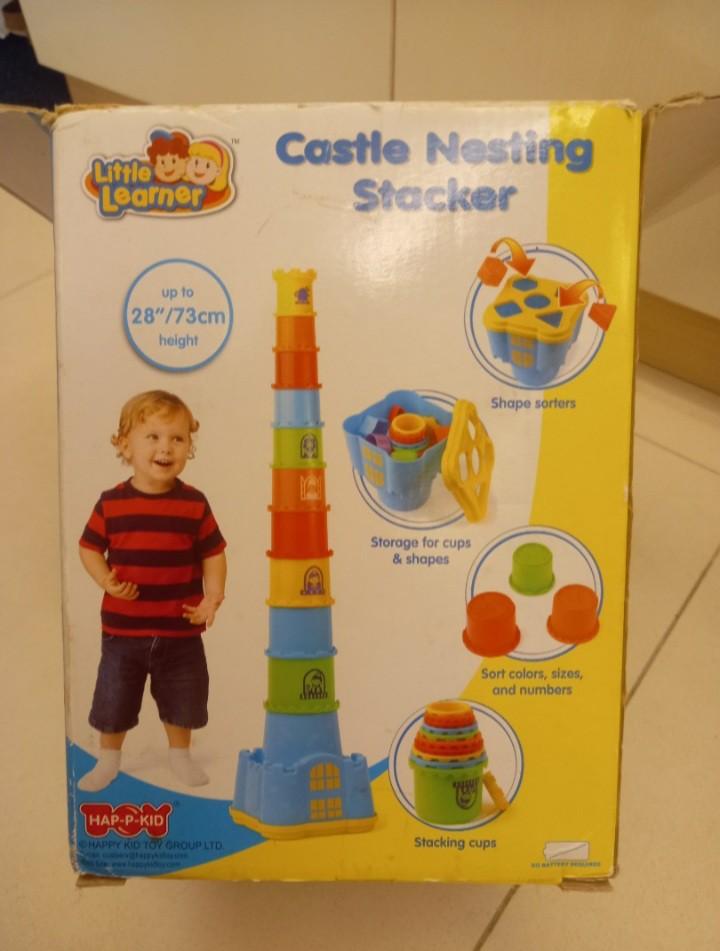 Infant /Toddler Moomin & Castle Stacking Cubes, Shape Sorter, Babies ...