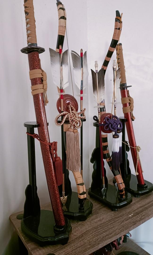 Japanese Katana, Bow &Arrow Display, Furniture & Home Living, Home ...
