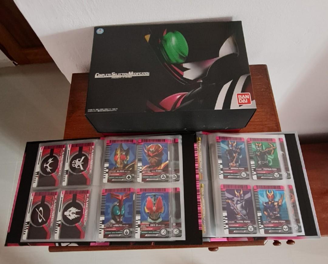 Kamen/Masked Rider Decade Rider, Blank and Skill Cards CSM (Binders not ...