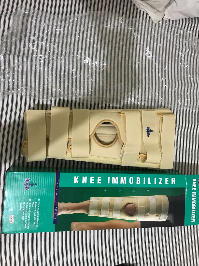 Knee immobilizer, Health & Nutrition, Health Supplements, Sports ...