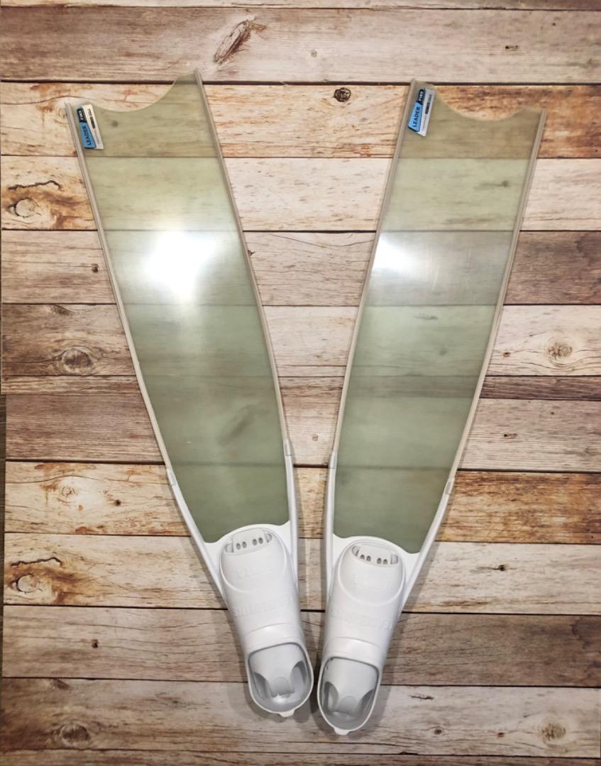 Leaderfins Ice White Carbon Fiber Fins Freediving Flippers, Sports ...