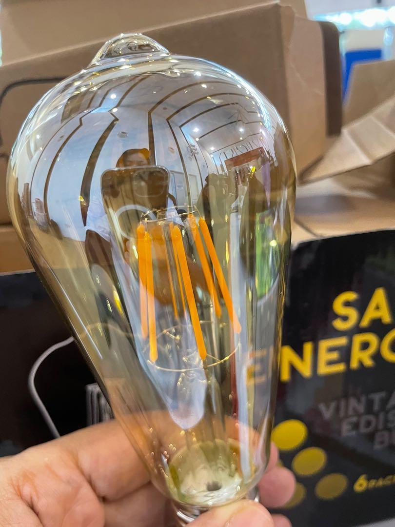 LED Vintage Edison Bulb (Save Energy), Furniture & Home Living ...