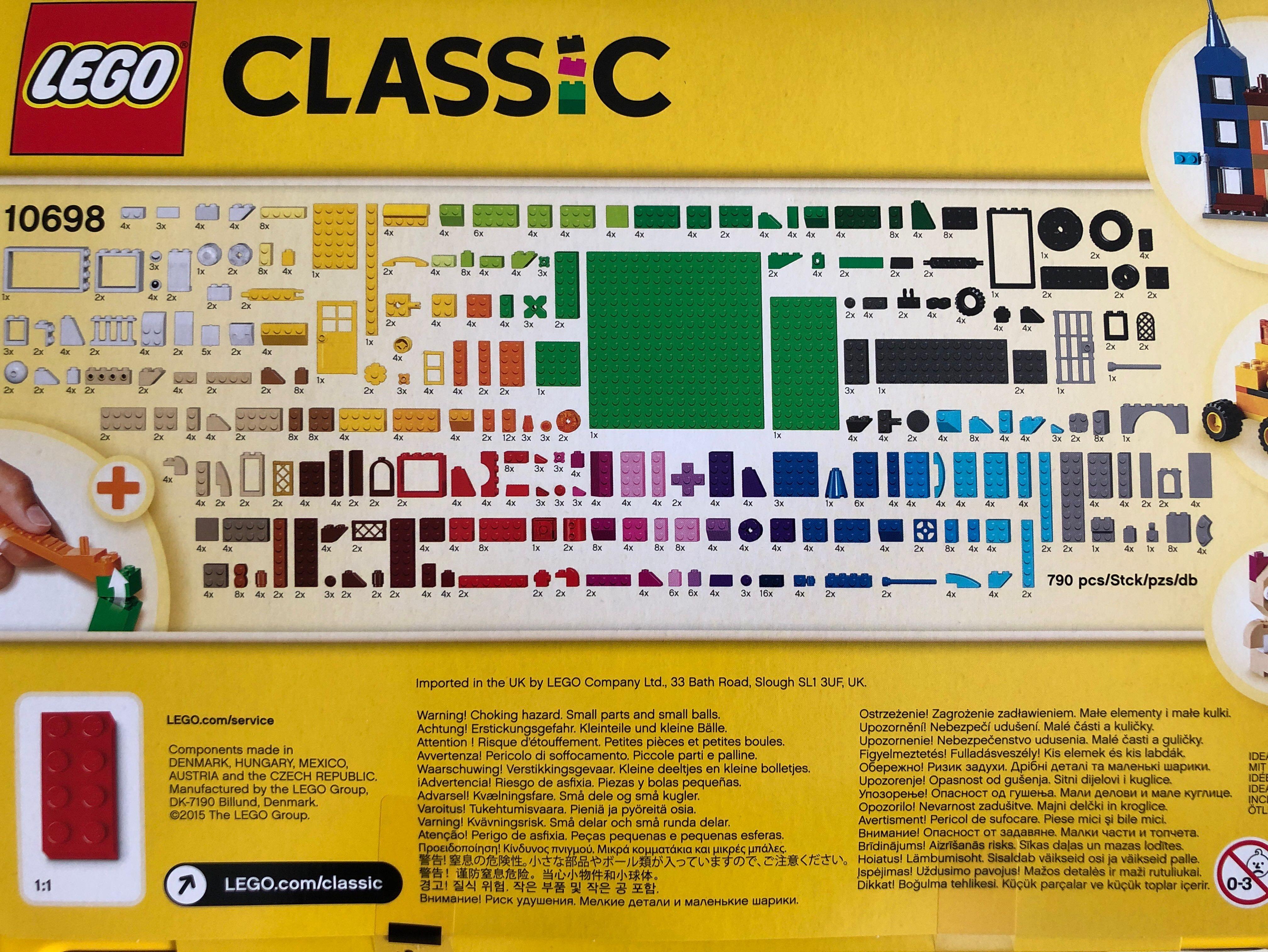 Lego classic big box 790 pcs, Babies & Kids, Infant Playtime on Carousell