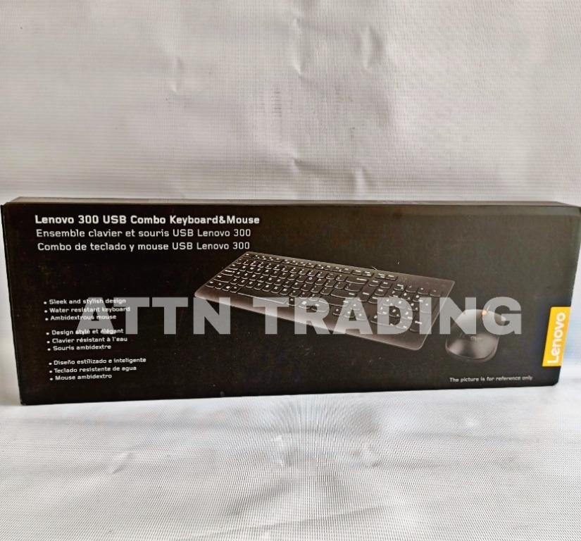 Lenovo 300 USB Combo Keyboard & Mouse, Computers & Tech, Parts ...