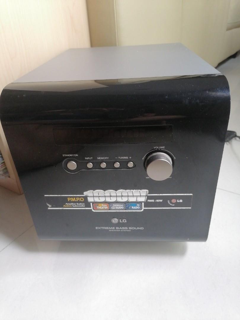 LG Amplifier Built-in Active Subwoofer System, TV & Home Appliances, TV ...