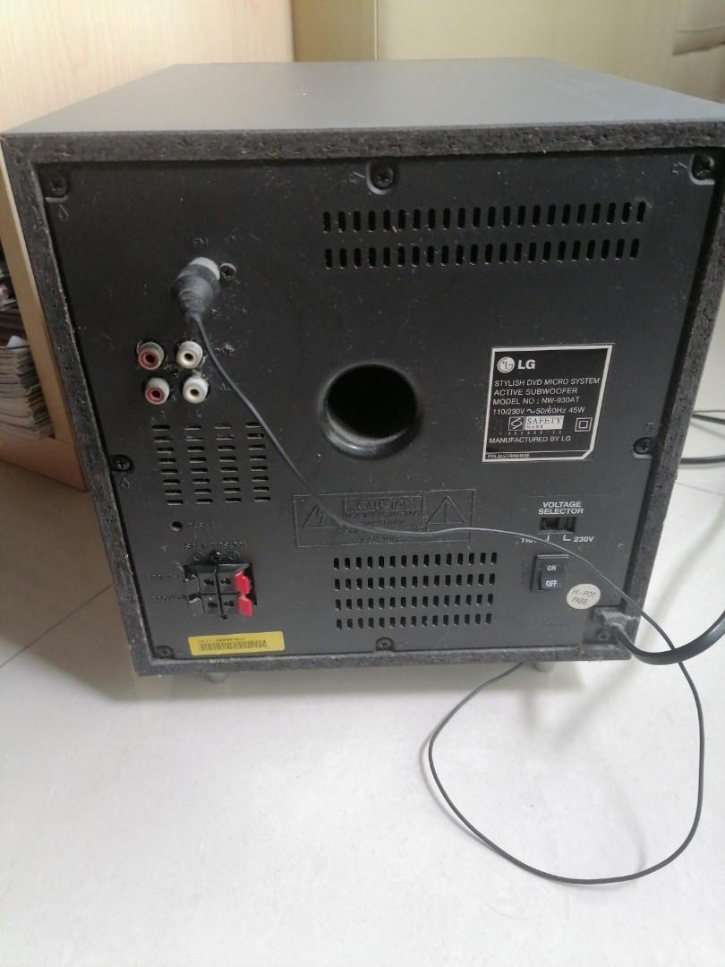 LG Amplifier Built-in Active Subwoofer System, TV & Home Appliances, TV ...