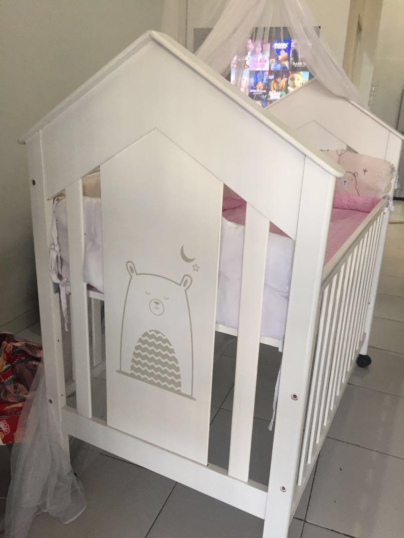 Little Equi Baby Box 4 Way House, Bayi & Anak, Ranjang Bayi di Carousell