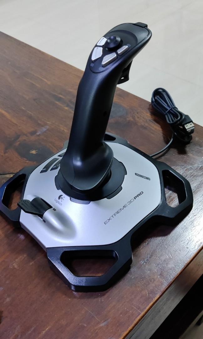 Logitech 3D Extreme Joystick, Video Gaming, Gaming Accessories ...
