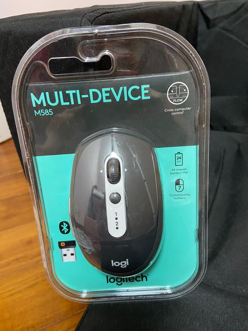 Logitech M585 wireless mouse, 電腦＆科技, 電腦周邊及配件, 電腦滑鼠及相關產品 - Carousell