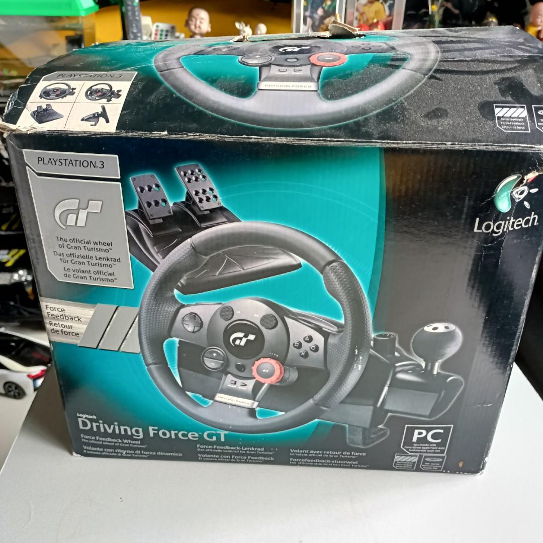 Logitech steering wheel, Video Gaming, Video Games, Others on Carousell