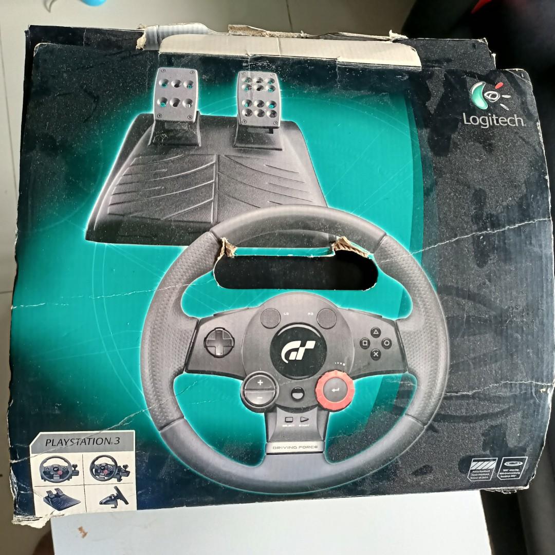Logitech steering wheel, Video Gaming, Video Games, Others on Carousell