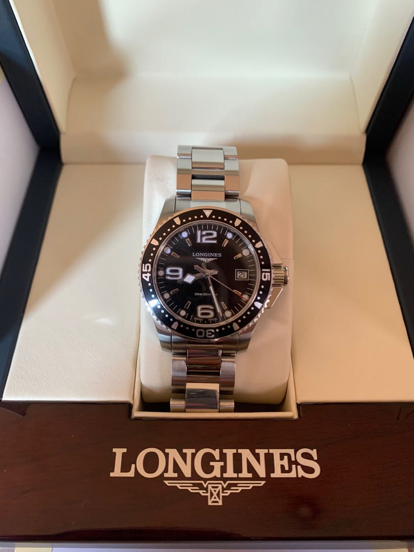 Longines Hydroconquest 34, Luxury, Watches on Carousell
