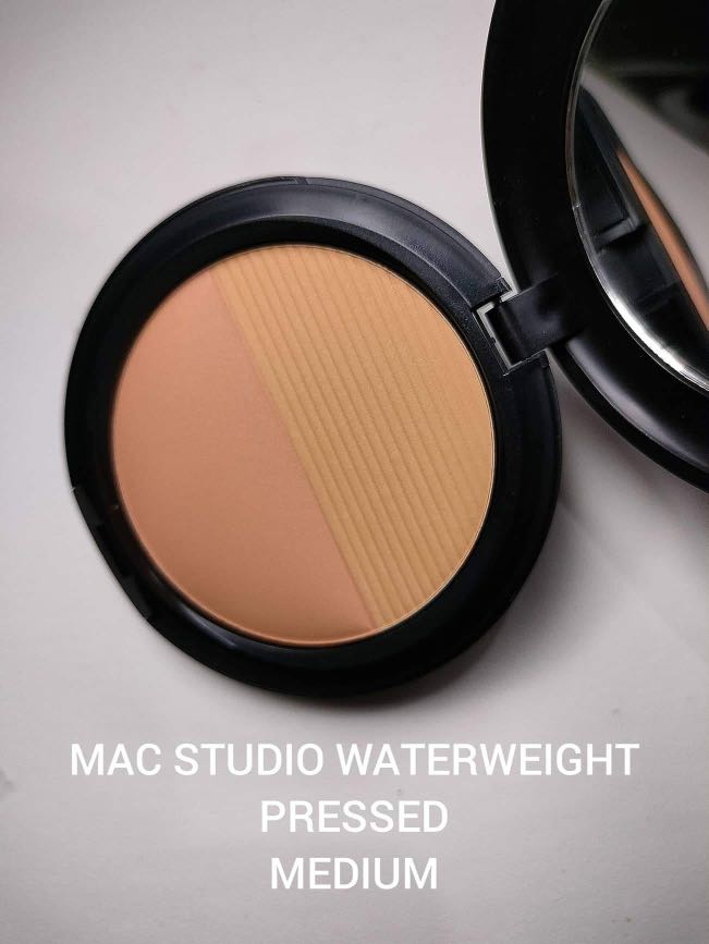 MAC Studio Waterweight Pressed Powder - Medium shade, Beauty & Personal ...