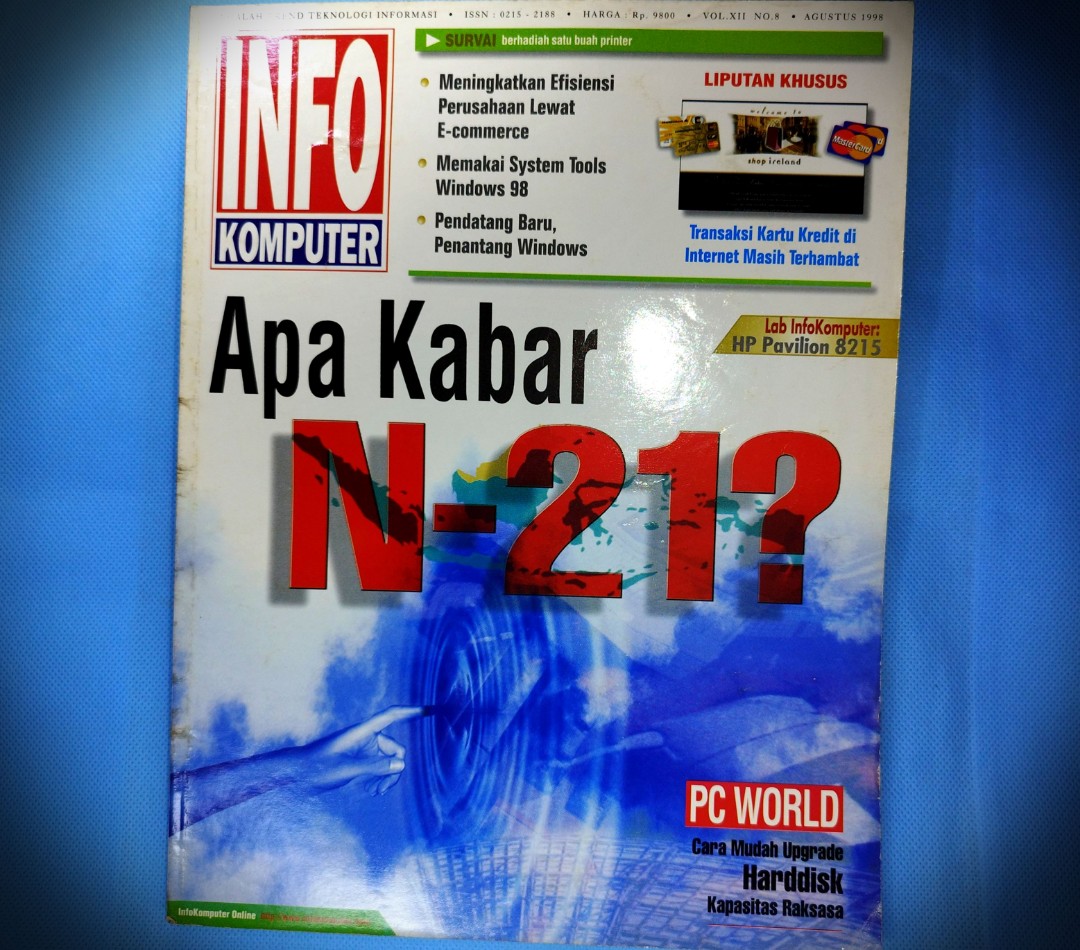 Majalah INFO KOMPUTER No.8 th.1998, Buku & Alat Tulis, Majalah ...
