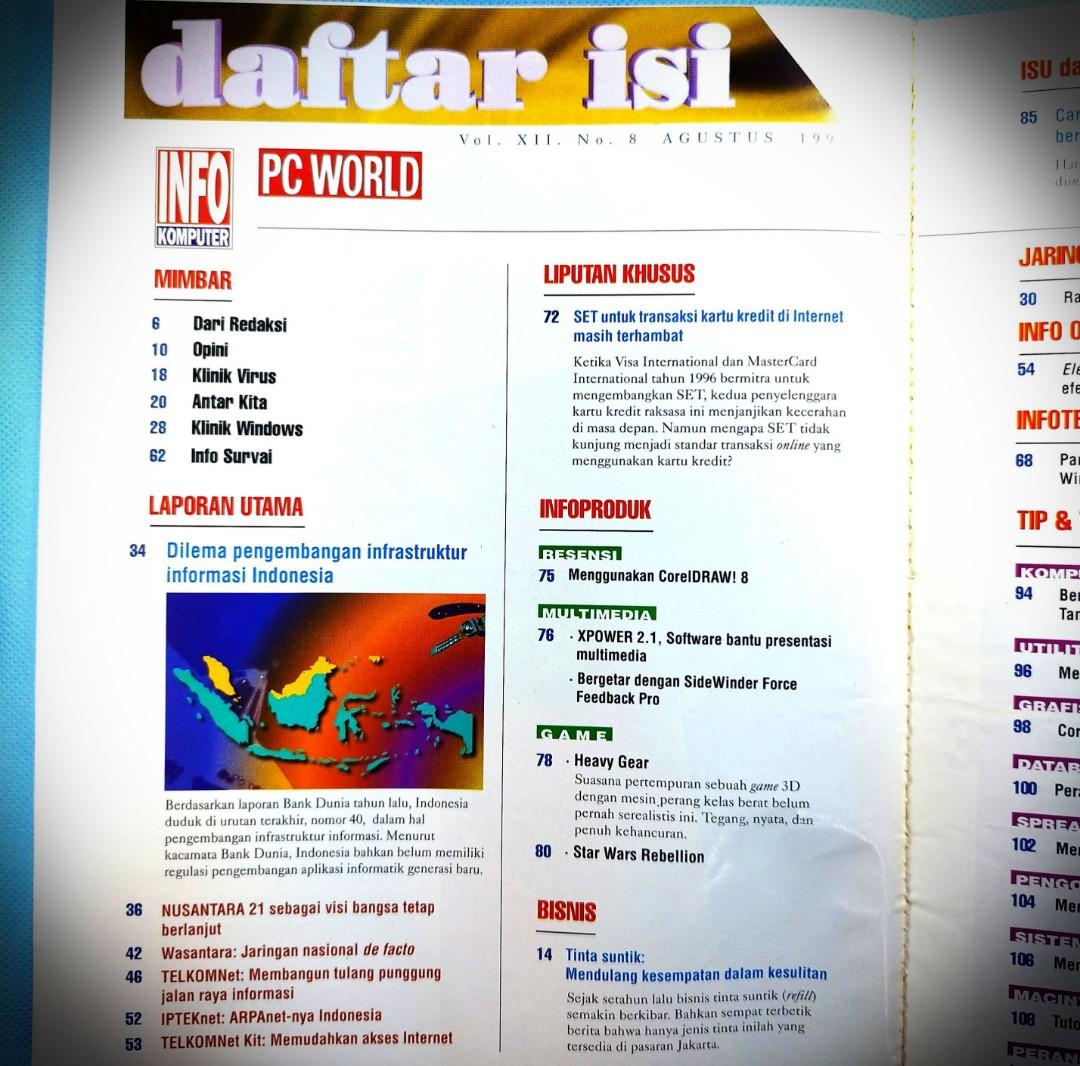 Majalah INFO KOMPUTER No.8 th.1998, Buku & Alat Tulis, Majalah ... Majalah INFO KOMPUTER No.8 th.1998, Buku & Alat Tulis, Majalah ...